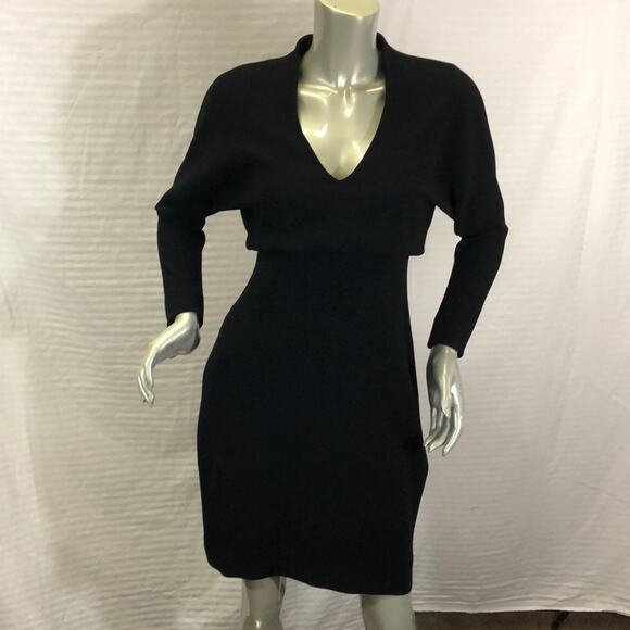 Rubin Singer | Dresses | Rubin Singer Vintage Black Dress Long Sleeve ...